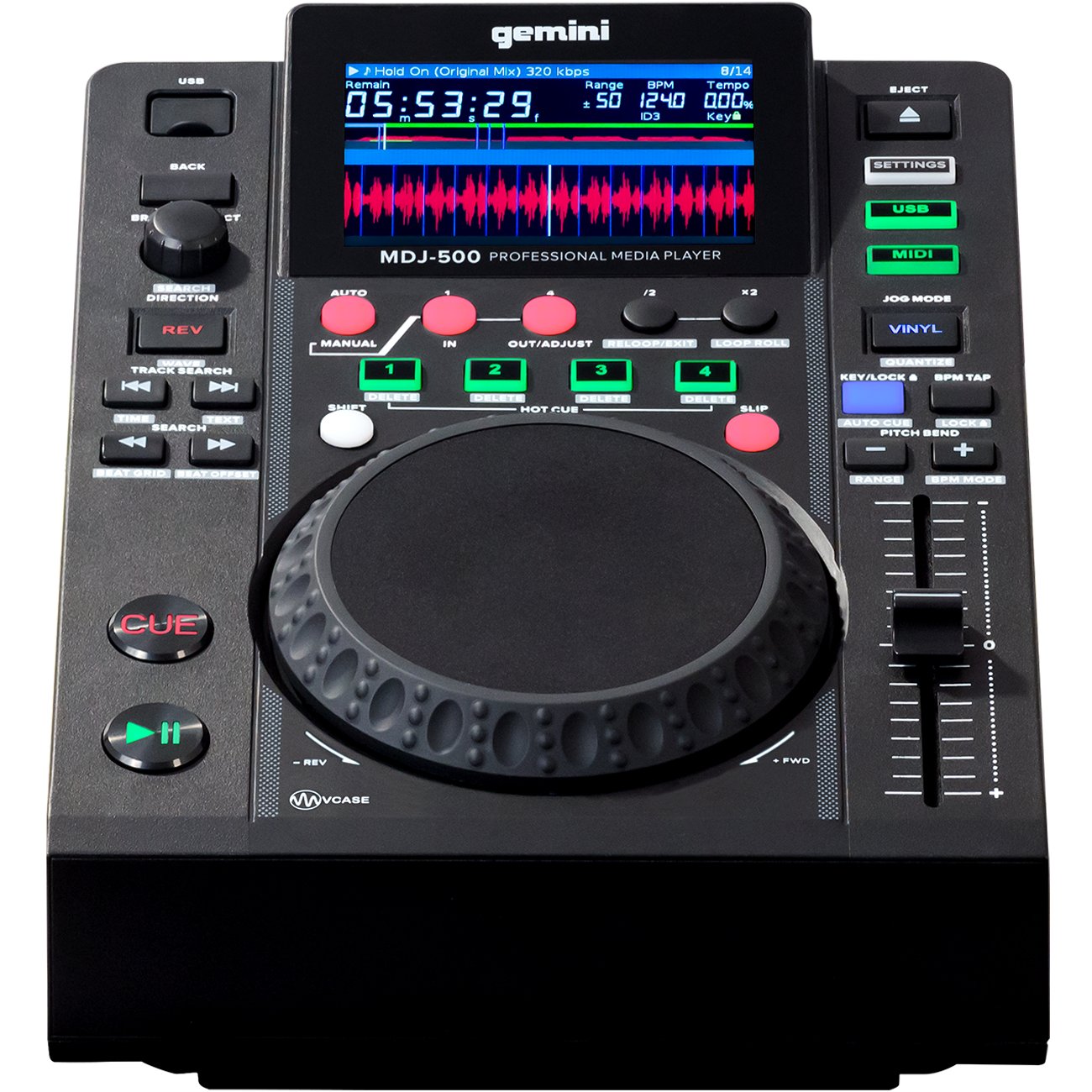 MDJ-500 Professional Audio Multi Media Music Player Mixer for DJ Deck